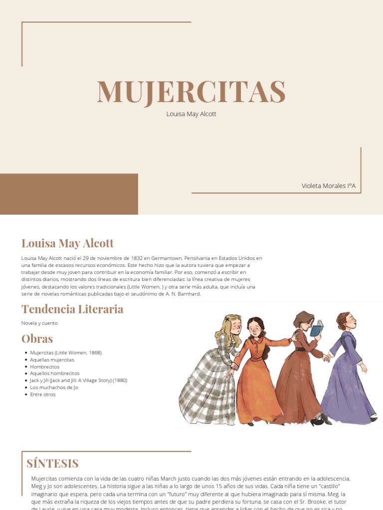 Mujercitas: Louisa May Alcott | PDF | Clásicos | Ficción general