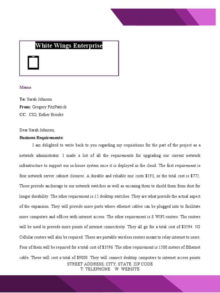 CF CIS498 Wk8 Template 1232.edited | PDF | Network Switch | Computer Network
