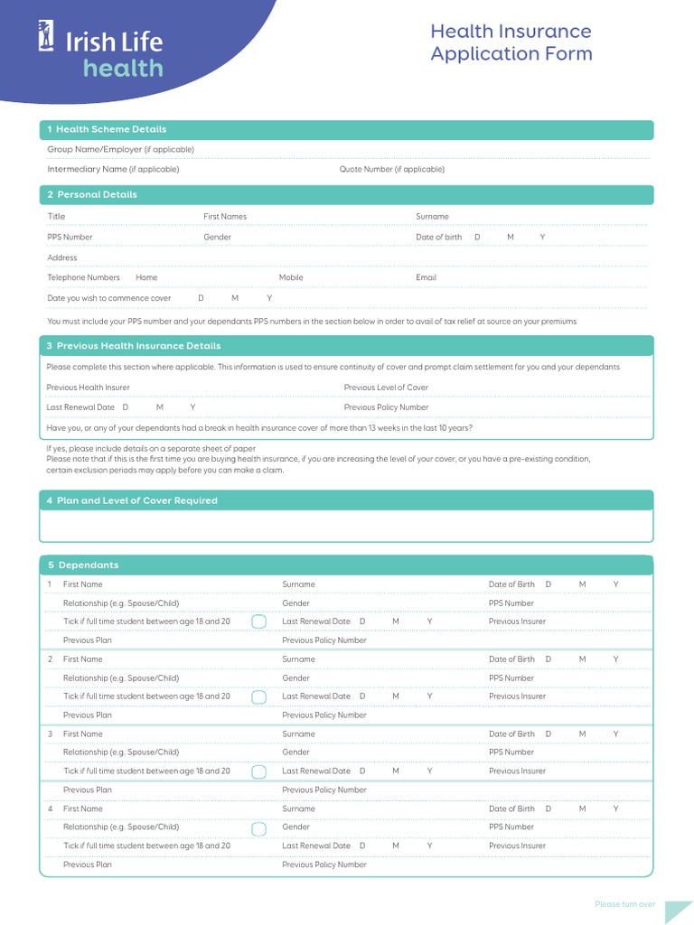 ILH Application Form | PDF | Insurance | Debit Card