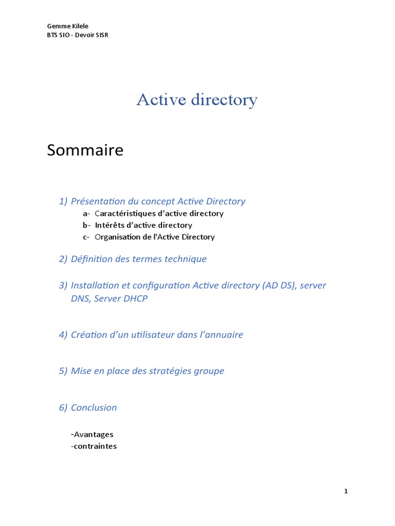 Active Directory | Descargar gratis PDF | Active Directory | Stratégies ...