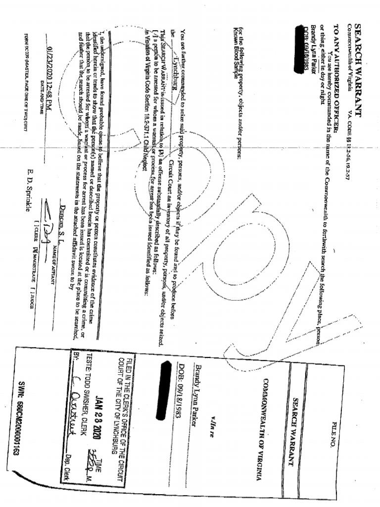 Infant Death Warrants | PDF