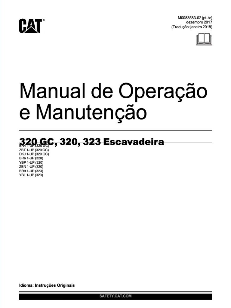 Manual de Operação e Manutenção - Cat 320gc | PDF