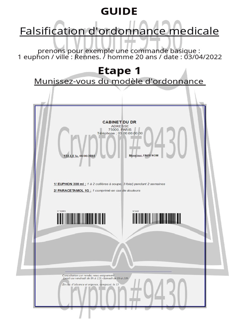 Guide Ordonnance | PDF