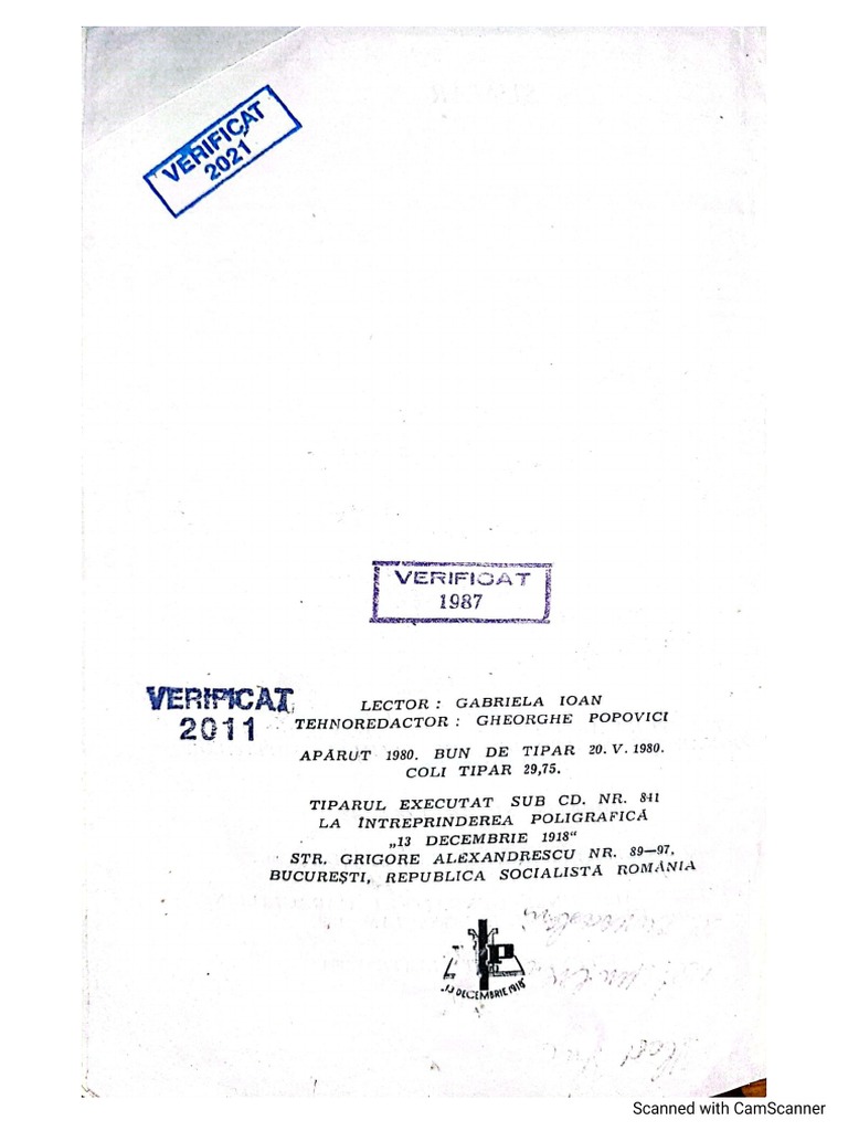 Viola Vancea - Interpretări..HPB | PDF