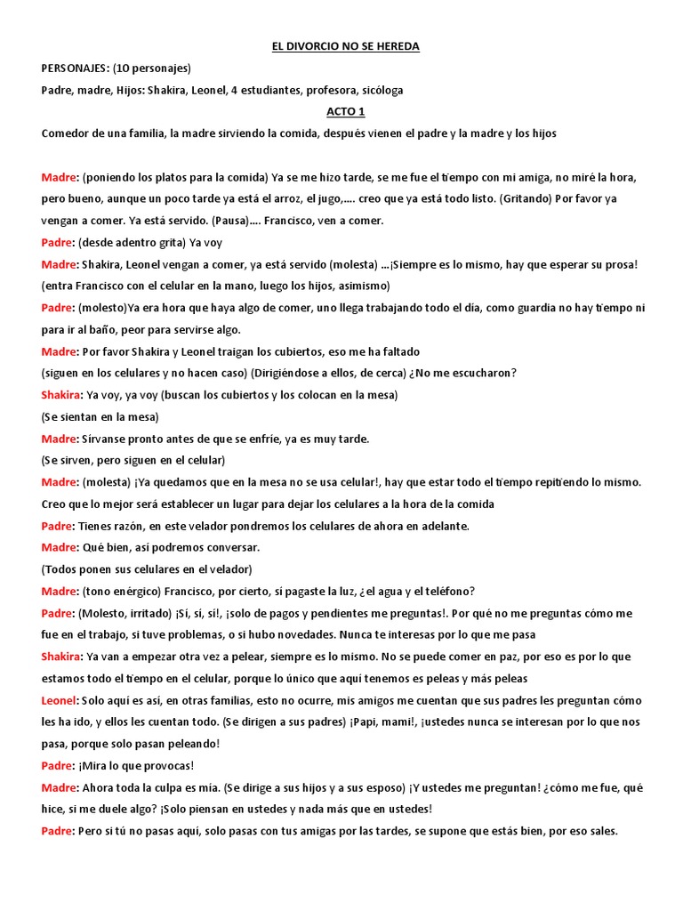 Silvia Obra de Teatro, Texto para Los Alumnos-1 | Descargar gratis PDF ...