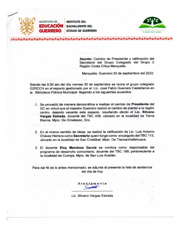 Acta de Aprobación | PDF