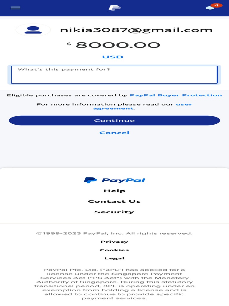 PayPal Make A Payment Preview 5 | PDF