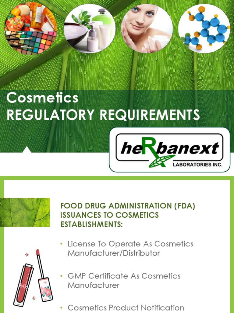 ASEAN Cosmetic Regulatory Compliance | PDF | Business | Technology ...