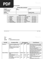 Machine Safety Risk Assessment | PDF | Risk | Occupational Safety And ...