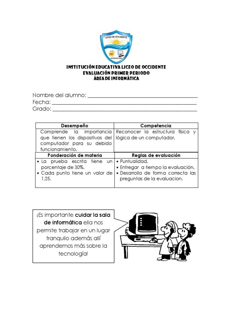 Informática Grado - 3° | PDF | Hardware de la computadora | Informática