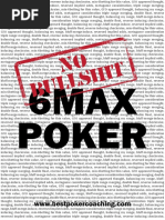6-Max Poker Starting Hands Guide | PDF