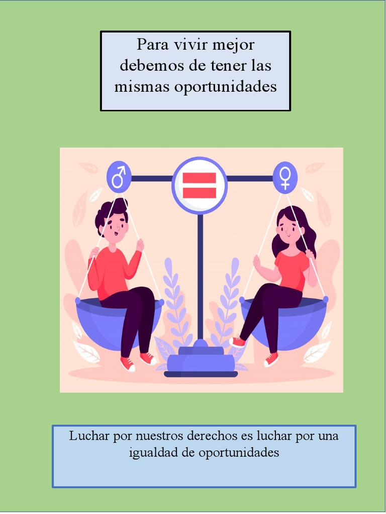 Afiche de Sobre La Igualdad de Oportunidades | PDF