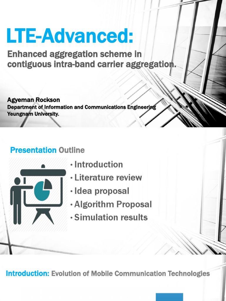 Carrier Aggregation in LTE Advanced | PDF | 4 G | Lte Advanced