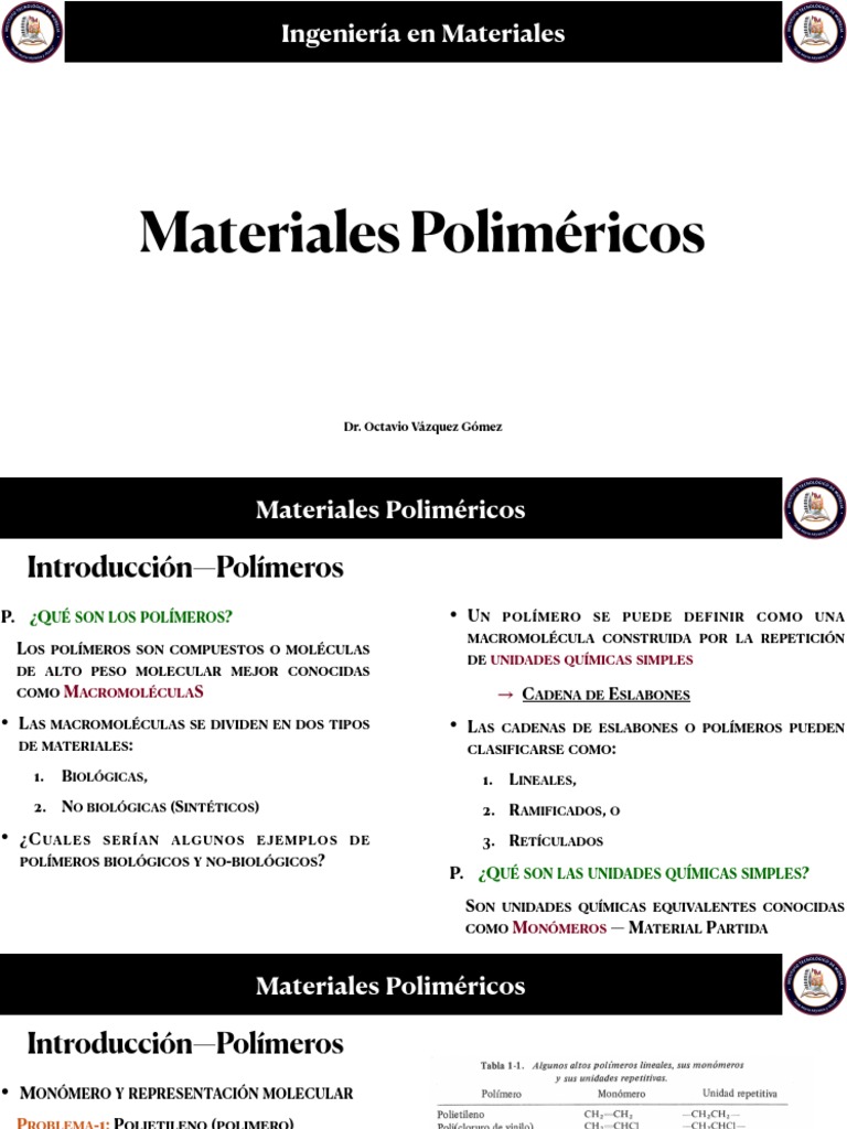 Materiales Polimericos | PDF