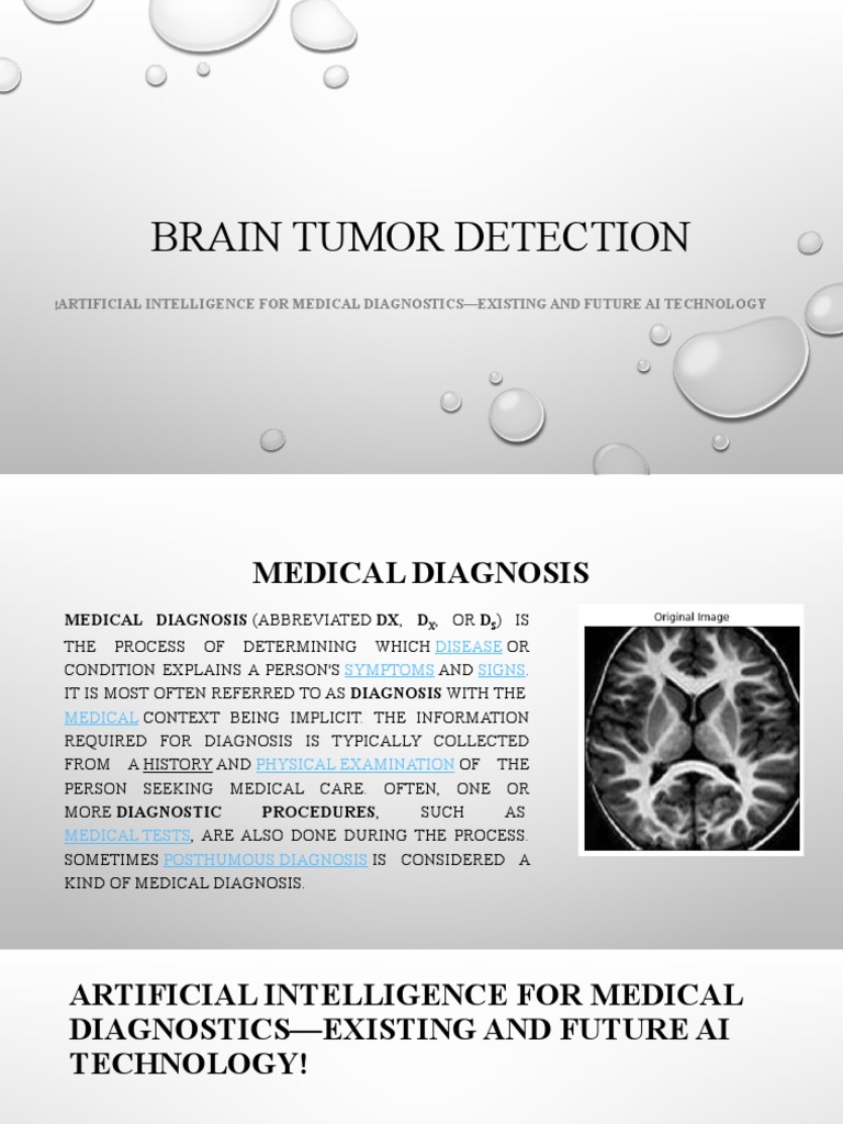 Brain Tumor Project | PDF | Medical Diagnosis | Medical Imaging