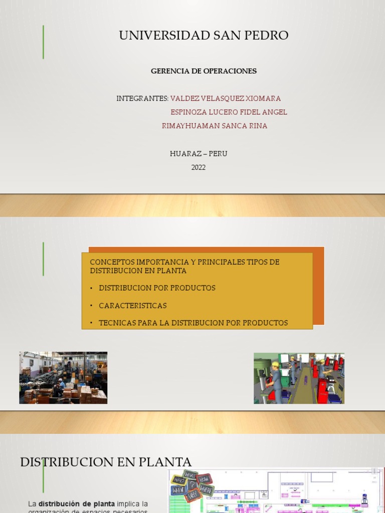 Distribucion Por Productos PPT TERMINADO | PDF
