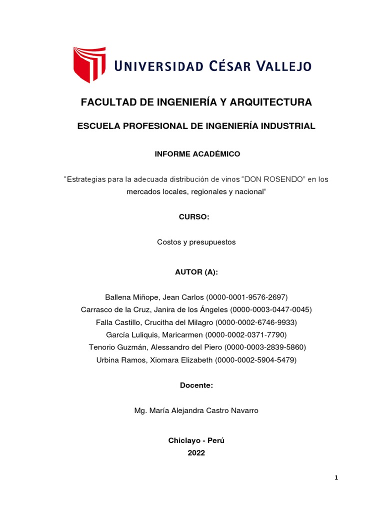 Informe Final | PDF
