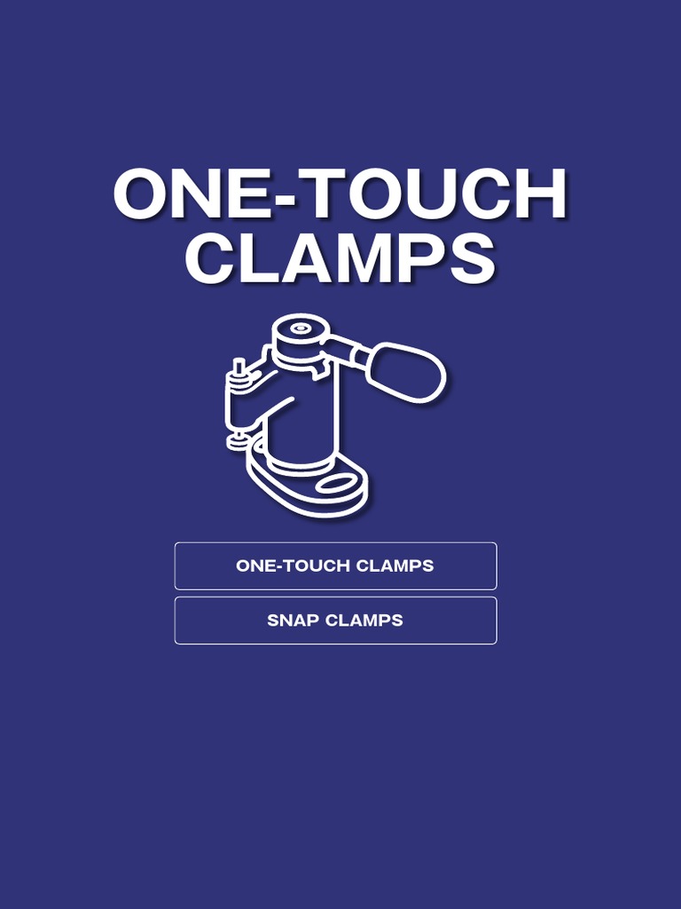 One Touchclamps | PDF | Mechanical Engineering | Tools