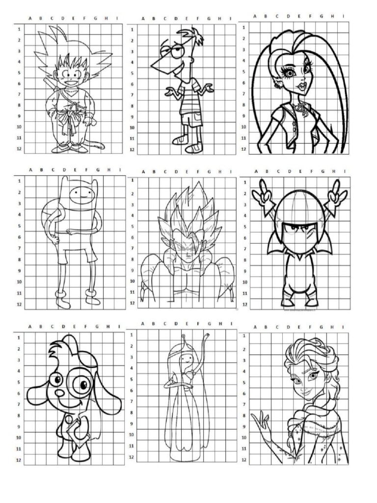 PDF Ampliacion de Dibujo Con Cuadricula Compress | PDF