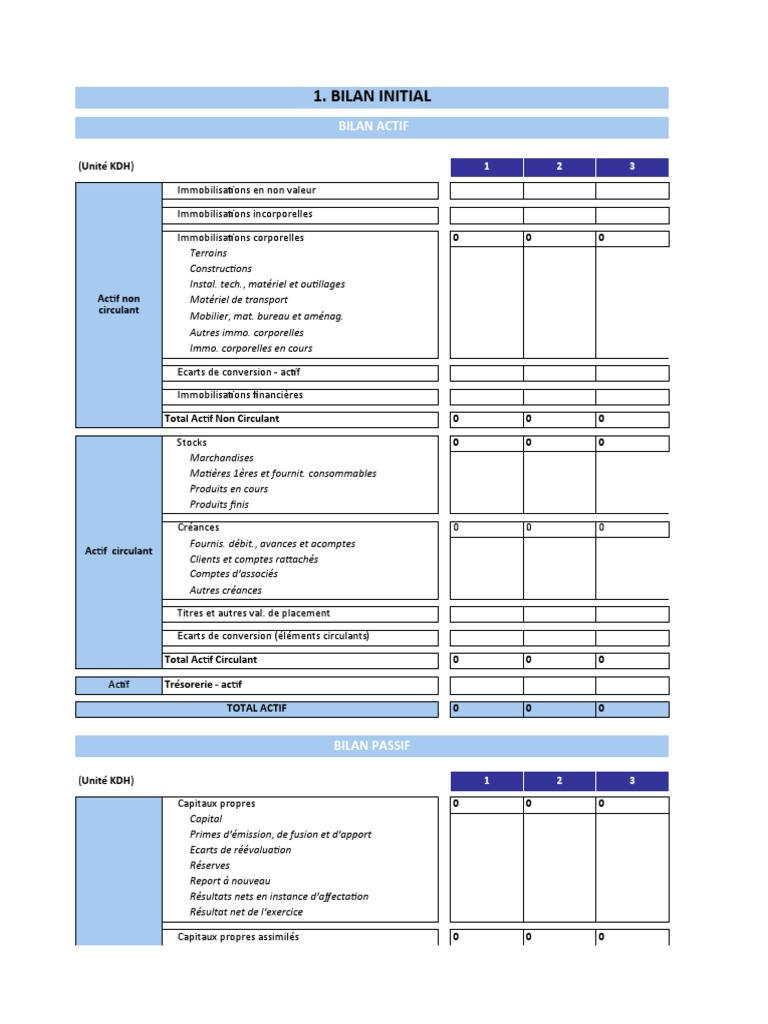 BT Modele Business Plan 7 | PDF