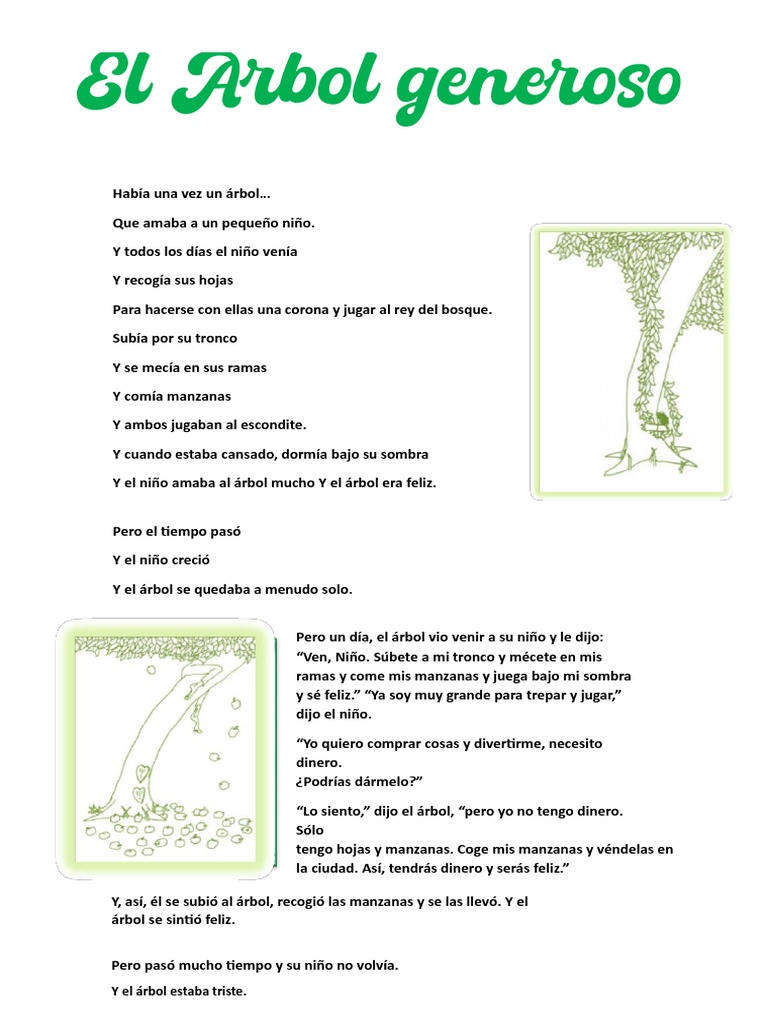 Y El Árbol Estaba Triste | PDF | Hogar, jardinería y bricolaje | Arte
