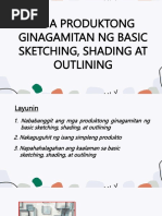 Basic Sketching, Shading at Outlining | PDF