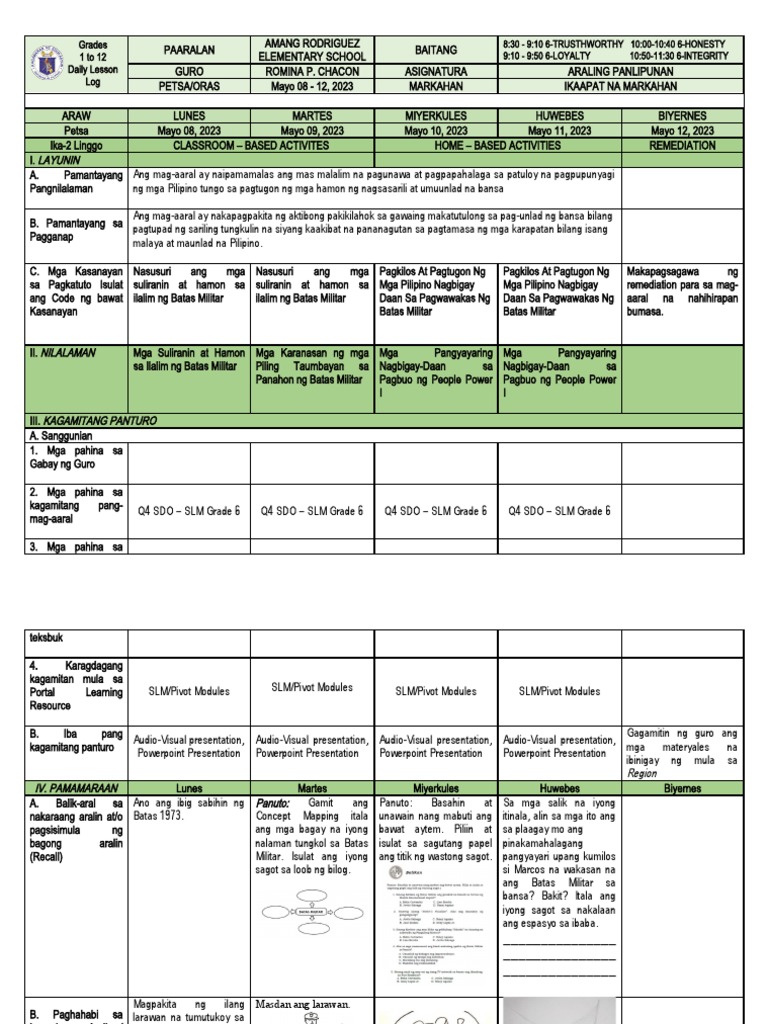Q4-A.p.6 Week 2 | PDF
