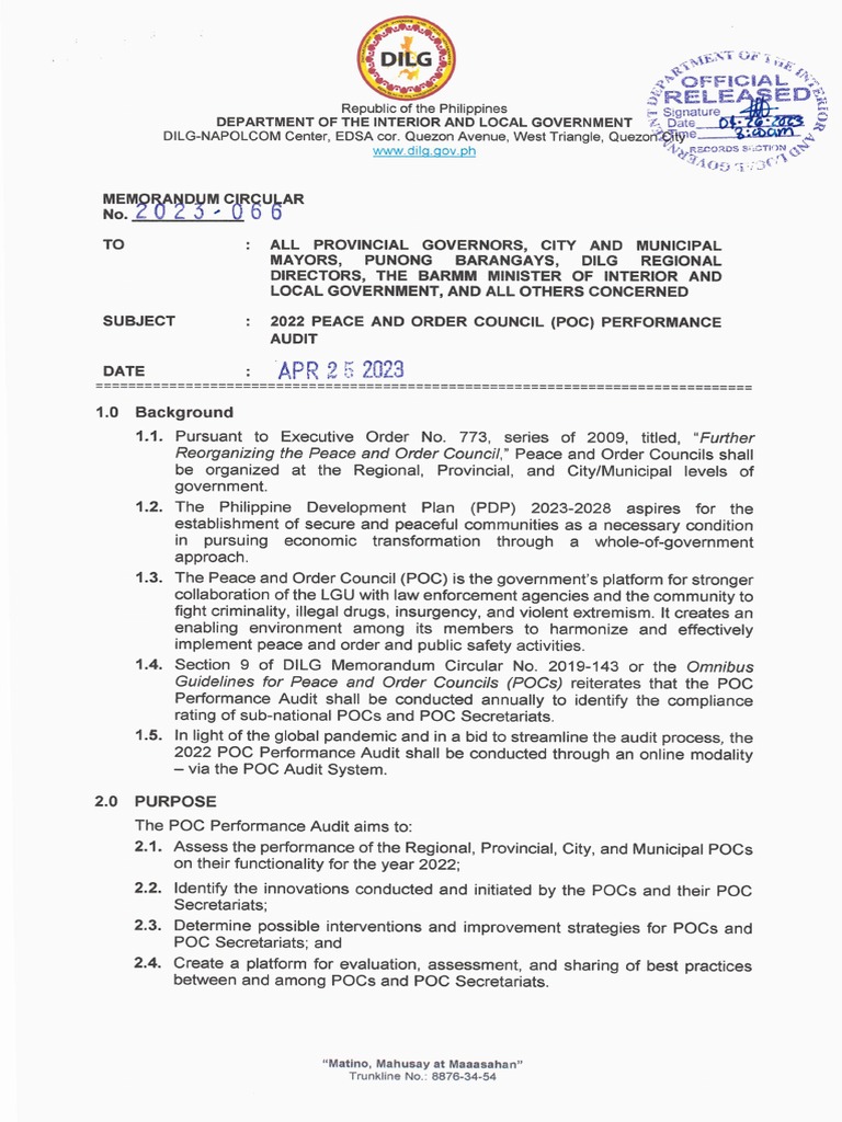 POC 2022 Guidelines | PDF