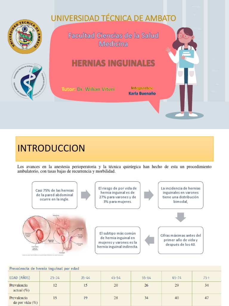 Hernia Inguinal | PDF | Cirugía | Medicina CLINICA