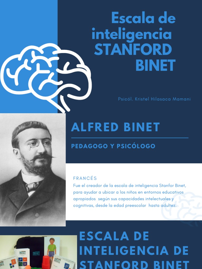 Escala de Inteligencia Stanford-Binet | PDF
