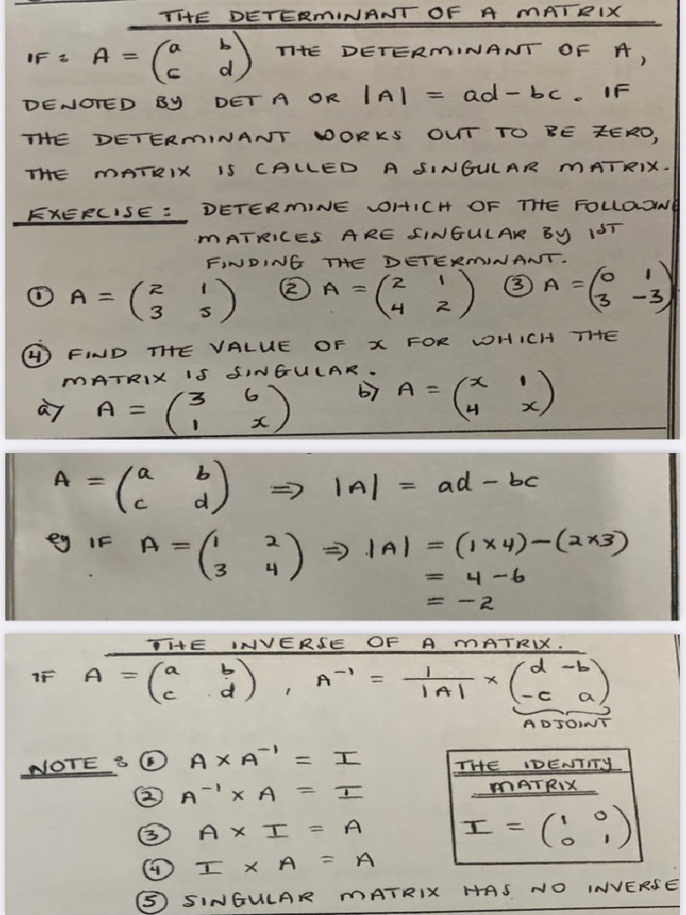 Simul Equa-Matrix Method | PDF