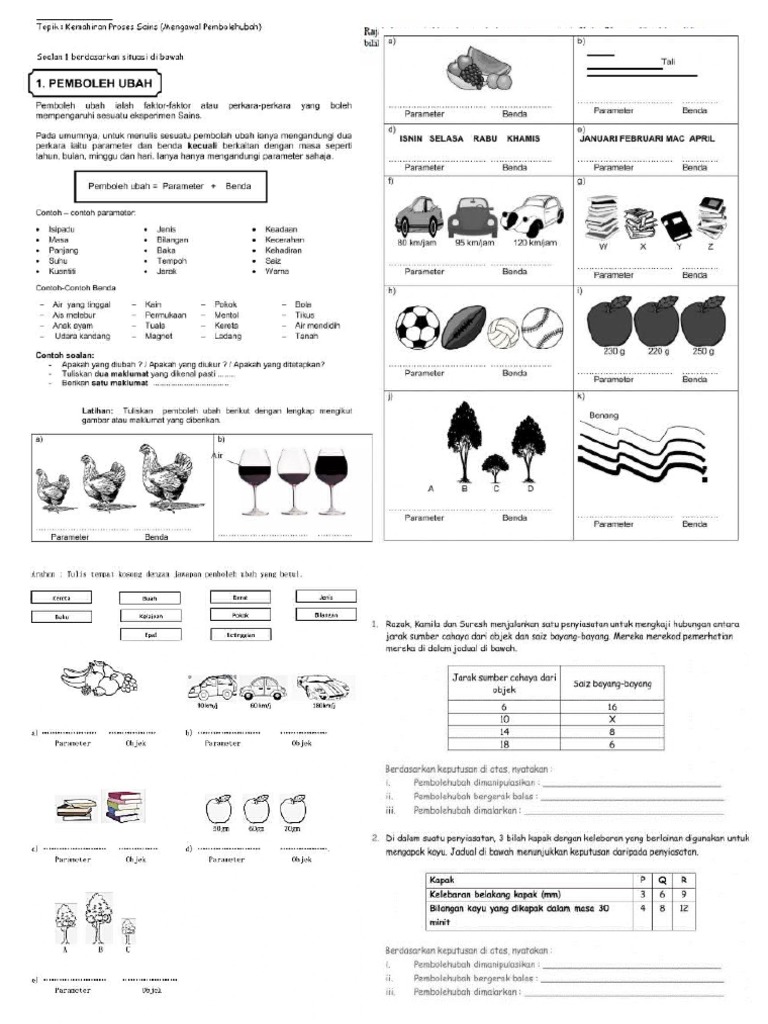 Latihan Sains Tahun 5 | PDF