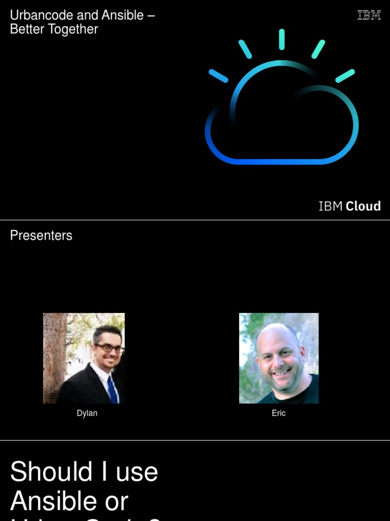 Ansible UrbanCode Better Together Slides | PDF | Cloud Computing | Application Software