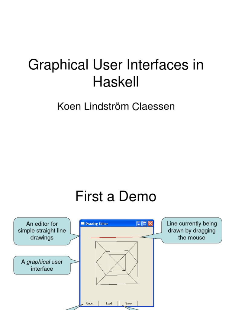 Graphical User Interfaces in Haskell: Koen Lindström Claessen | PDF ...
