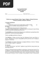 Learning Activity Sheets in Math Quarter 2 Week 2 | PDF