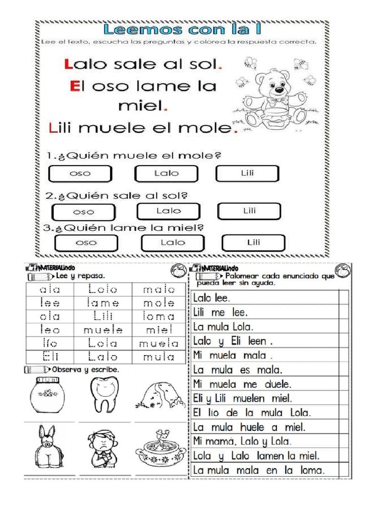 Lectura de La L | PDF