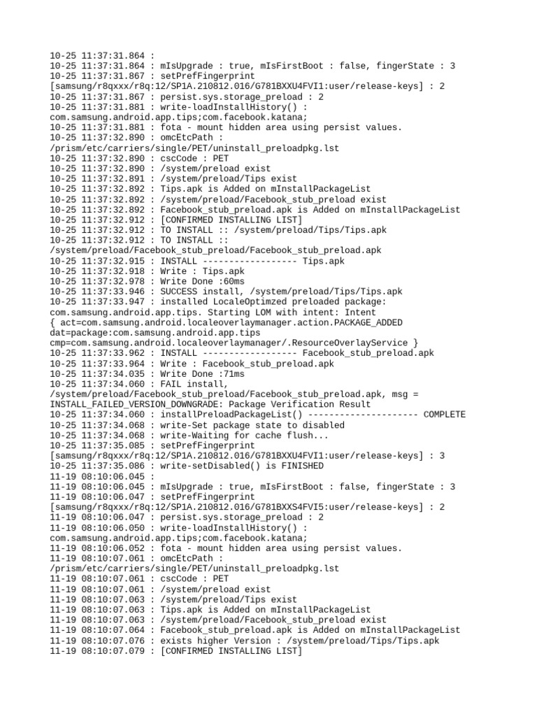 Preload Installer | PDF