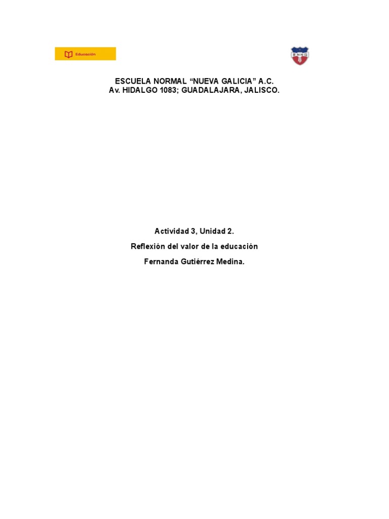 Act 3 Unidad 2 | PDF