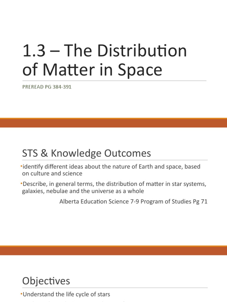Science 9 Unit E Topic 1.3 Notes | PDF