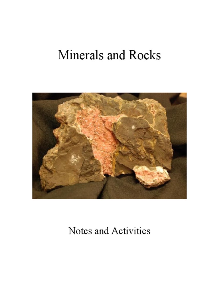 Minerals and Rocks Notes | PDF | Rock (Geology) | Minerals