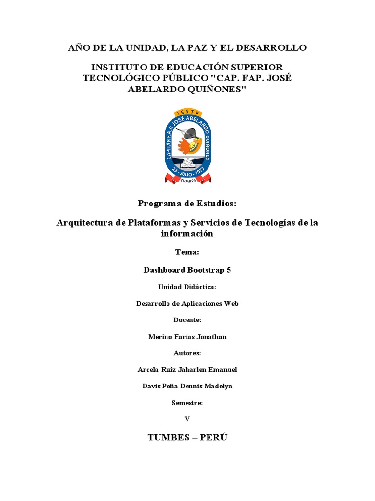 Dashboard Bootstrap 1 | PDF