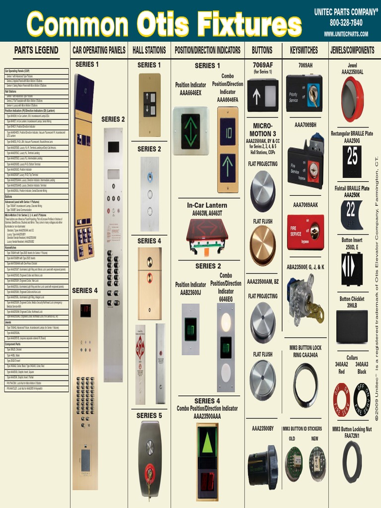 Poster-Common-Otis-Fixtures | PDF | Manufactured Goods | Lighting