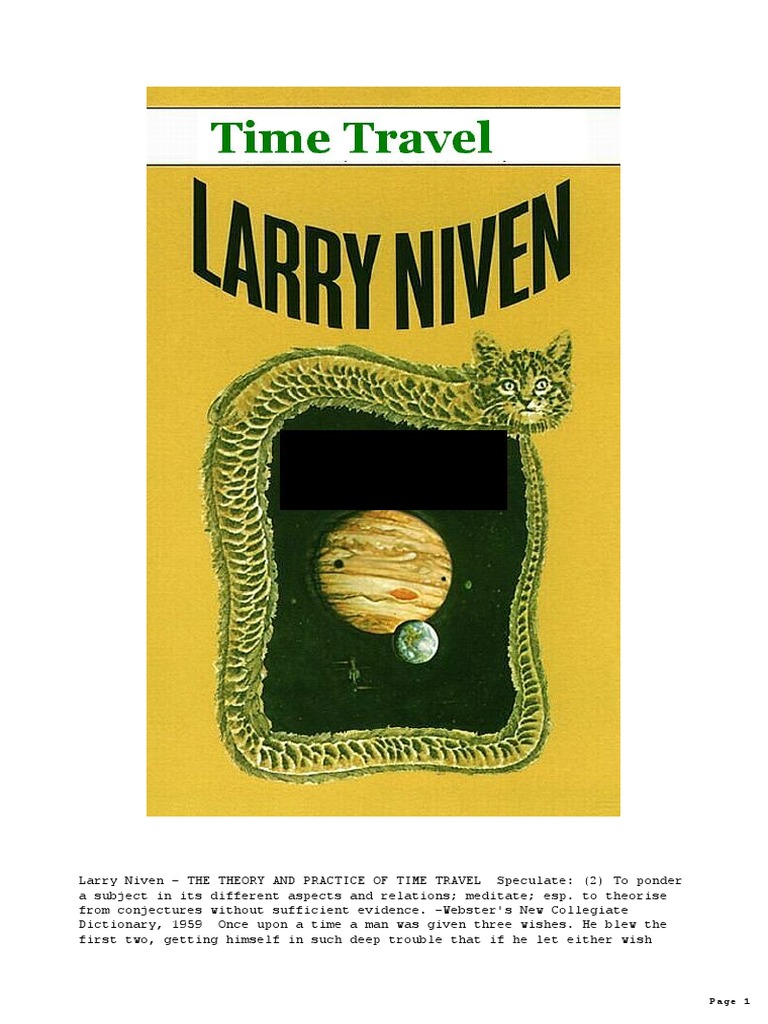 Larry Niven - Time Travel | PDF