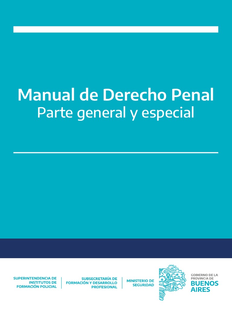 MANUAL de Derecho Penal | PDF