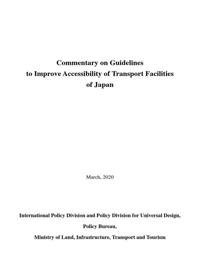 Japanese Reference - Accessibility Standard Guideline | PDF ...