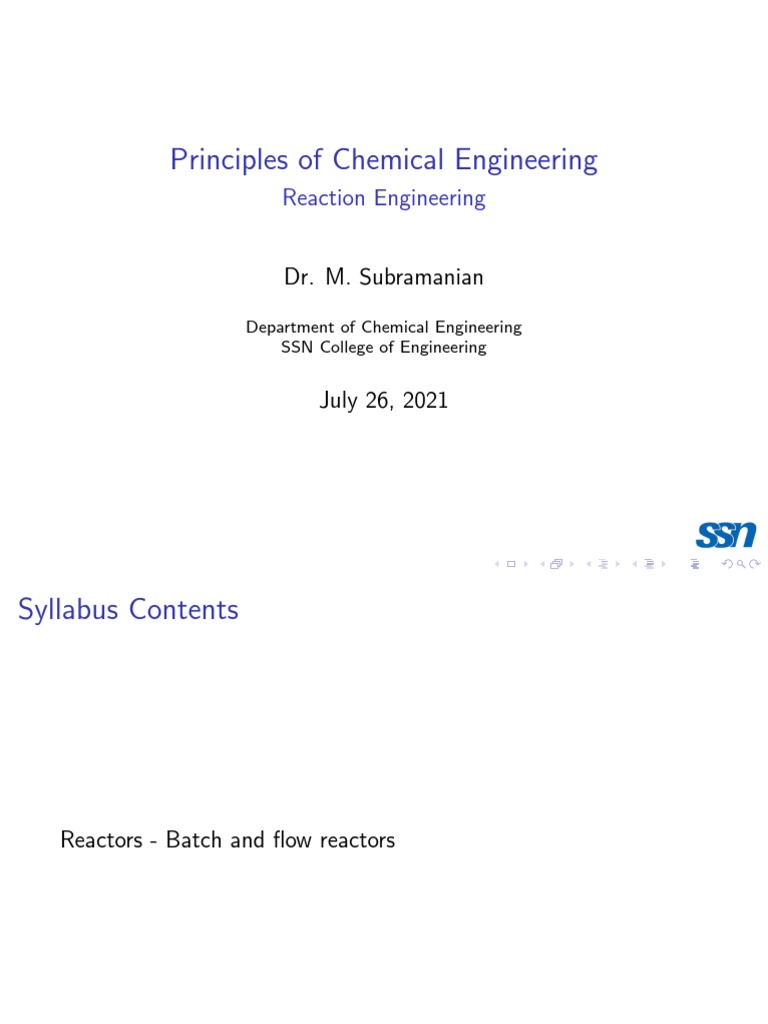 PCE Lecture 5 3 CRE Reactors | Download Free PDF | Chemical Reactor ...