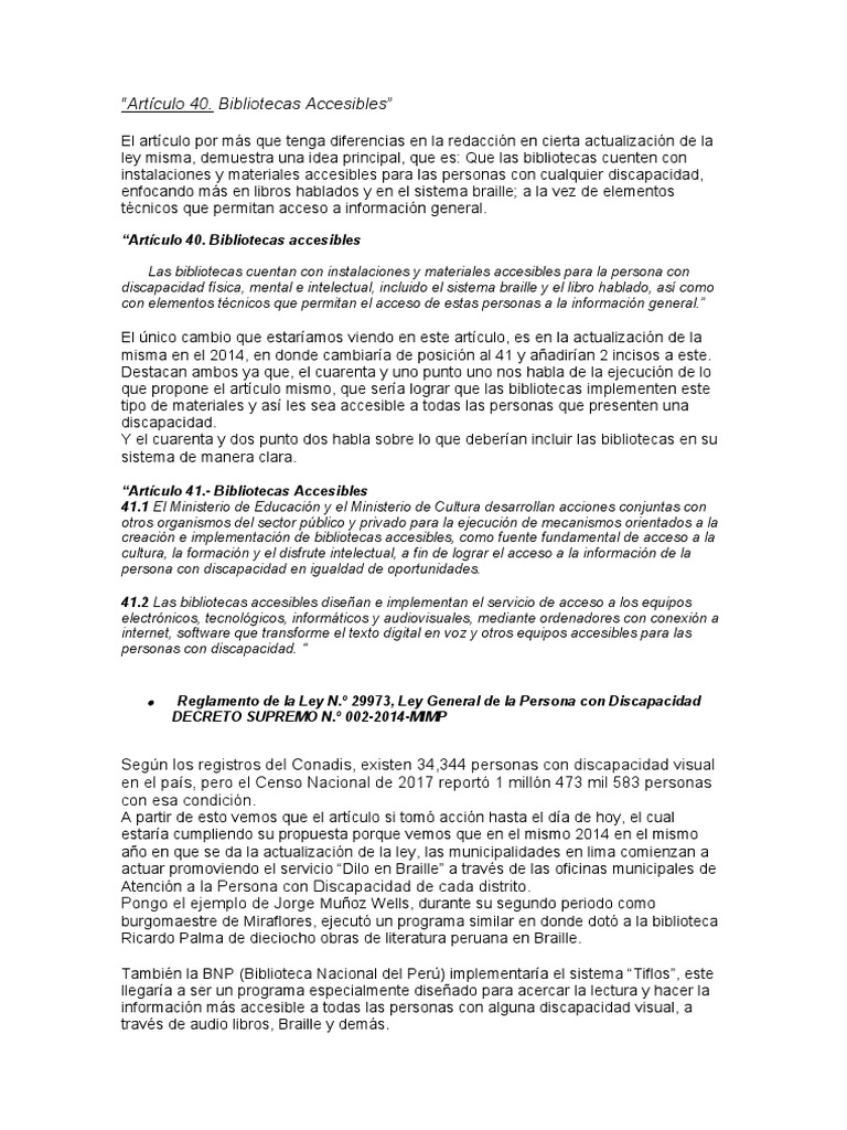 Articulo 40 Pdf Bibliotecas Invalidez