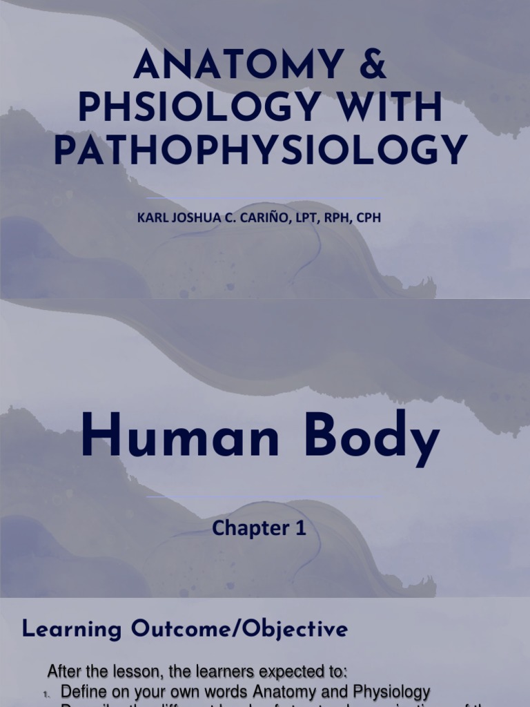 HAPP LEC 1 Human Body | PDF