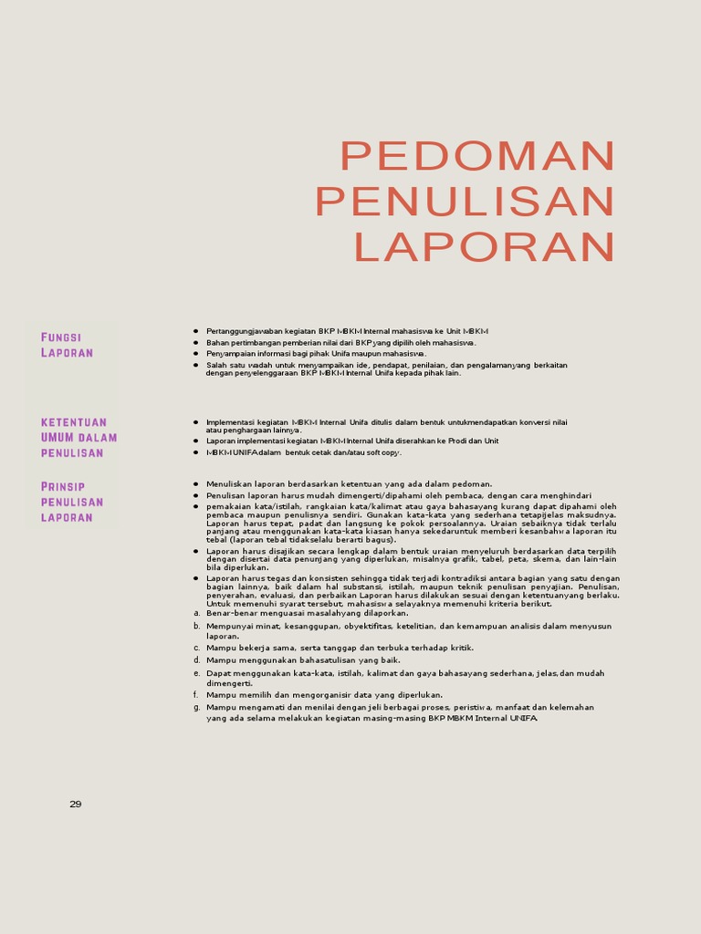 Struktur Penulisan Laporan & Logbook MBKM 2 | PDF