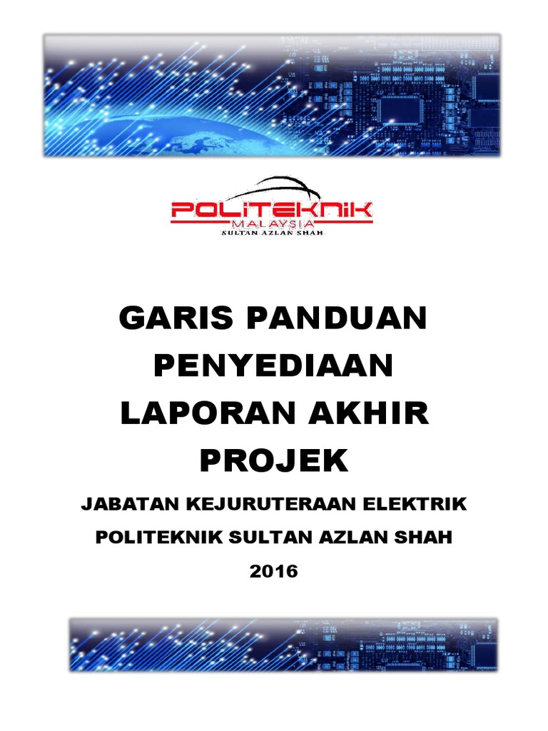 Panduan Penulisan Laporan Akhir Projek | PDF